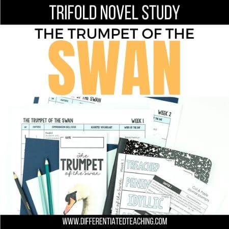 The Trumpet of the Swan Novel Study – Differentiated Teaching with ...