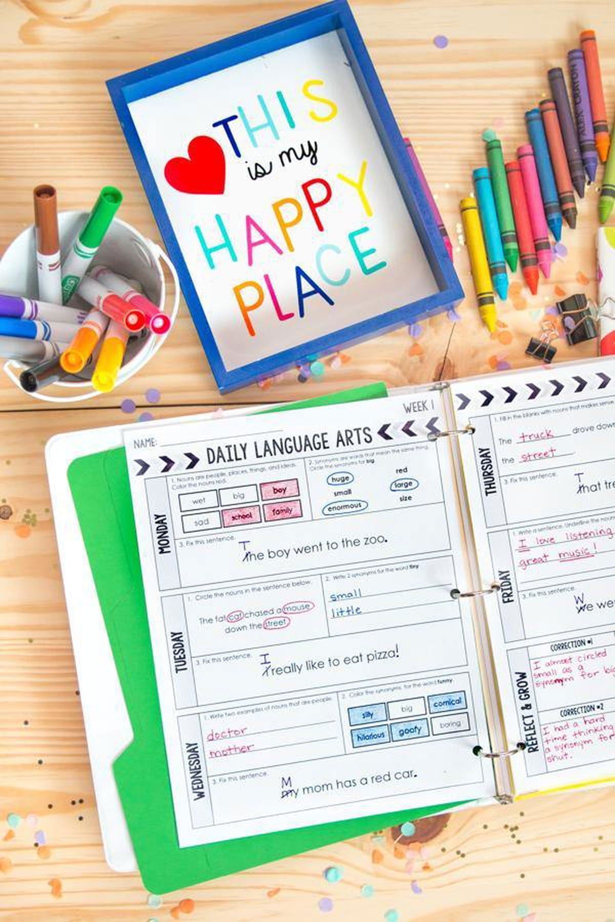 2nd Grade Daily Language Spiral Review – Differentiated Teaching with ...