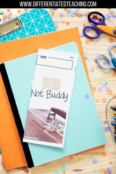 Bud, Not Buddy Novel Study – Differentiated Teaching with Rebecca Davies