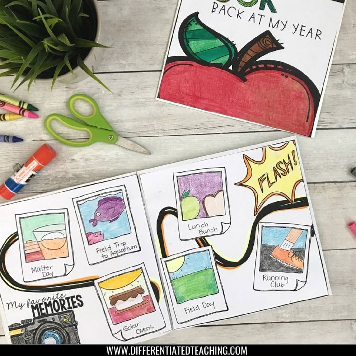 End of Year Memory Book for 5th grade – Differentiated Teaching with ...