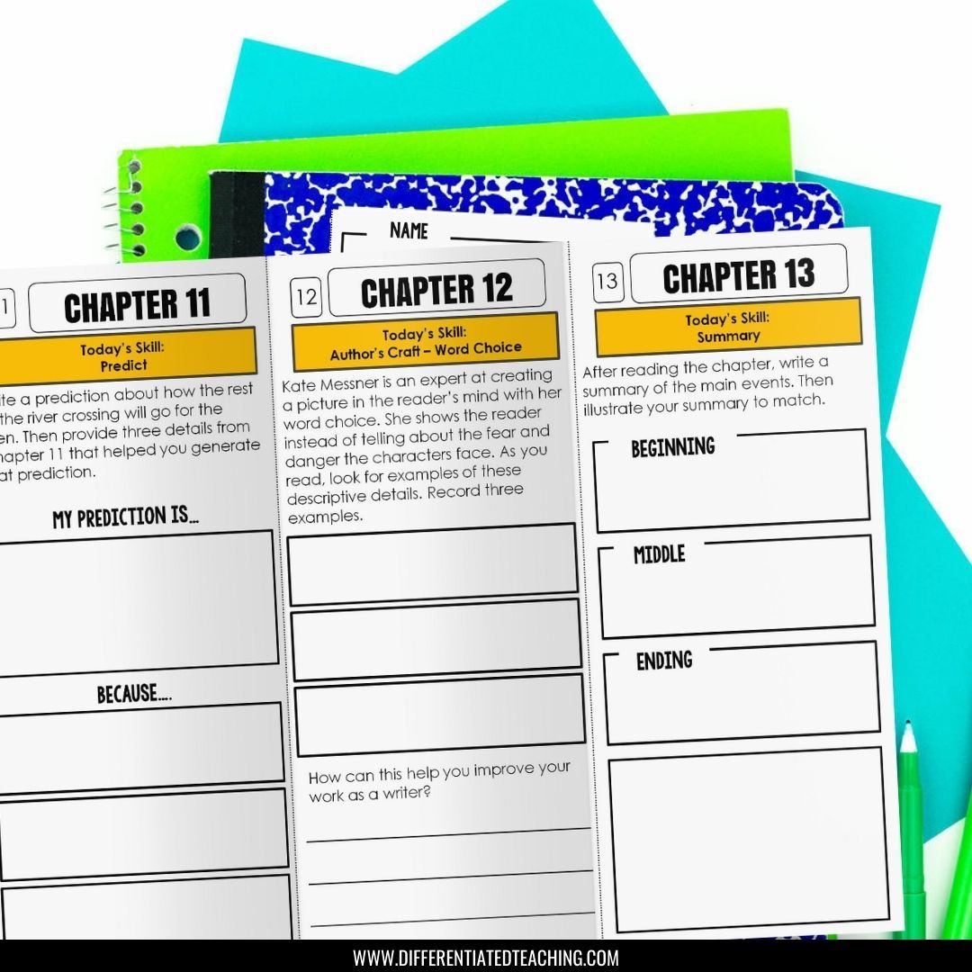 Ranger in Time: Rescue on the Oregon Trail Novel Study – Differentiated ...