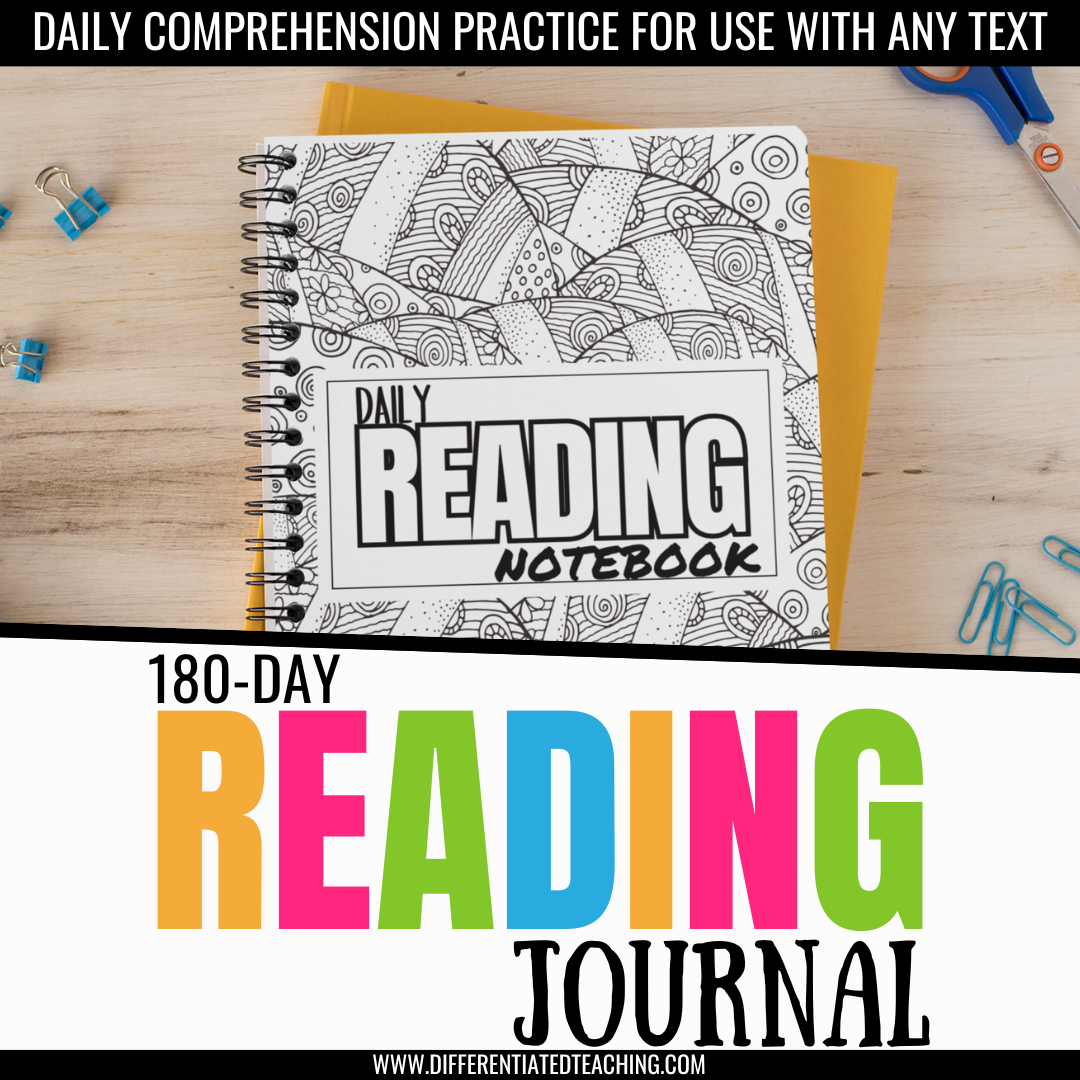Reading Response Journal | Daily Comprehension Prompts for Any Book ...