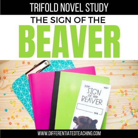 The Sign of the Beaver Novel Study – Differentiated Teaching with ...