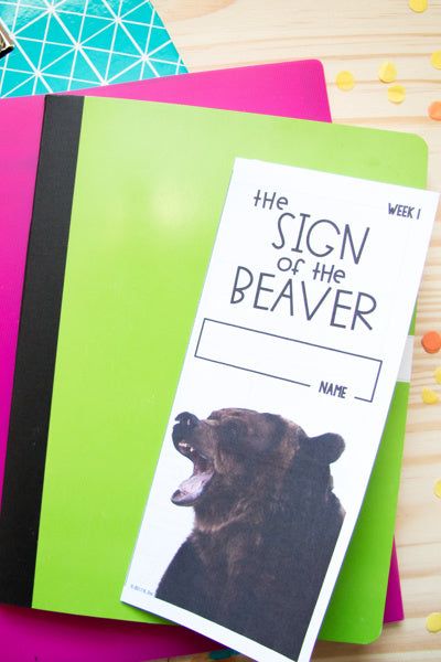 The Sign of the Beaver Novel Study – Differentiated Teaching with ...