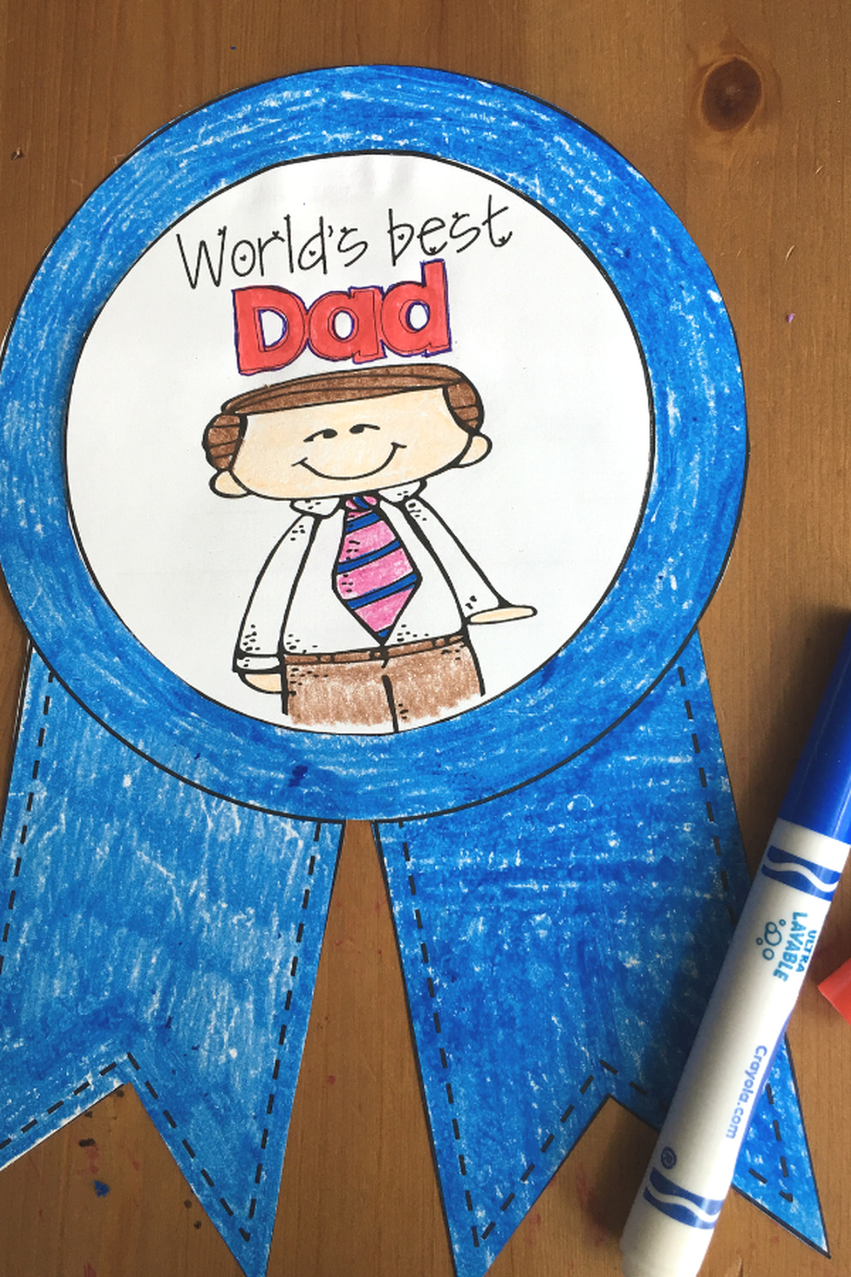 World's Best Dad- A Fathers Day Writing Craft – Differentiated Teaching ...