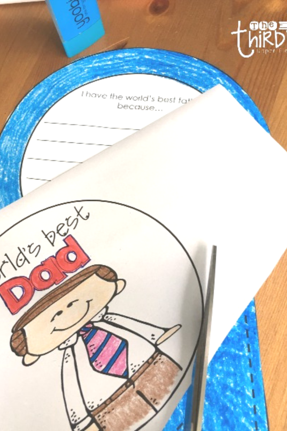 World's Best Dad- A Fathers Day Writing Craft – Differentiated Teaching ...