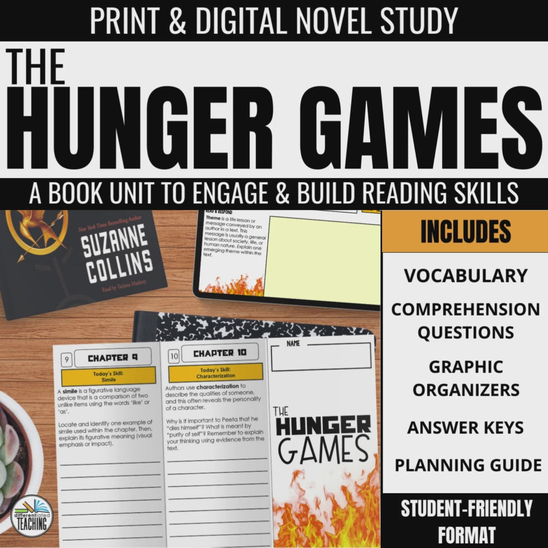 The Hunger Games Novel Study – Differentiated Teaching with Rebecca Davies